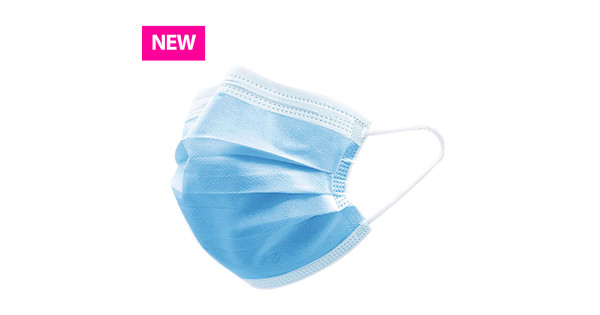Disposable Protective Mask Blue Color - 1 BOX 50 pcs