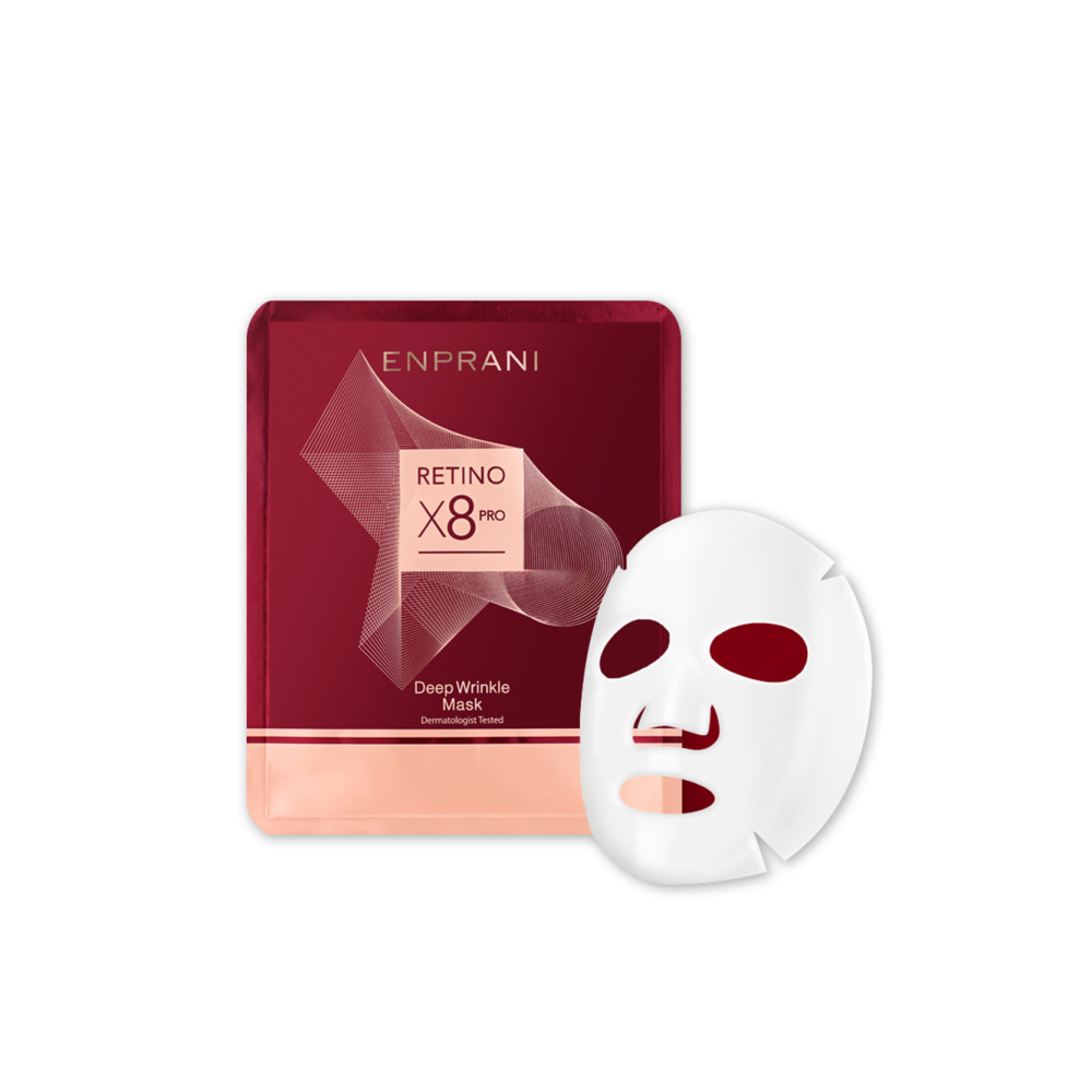Enprani Retino Eight X8 Pro Deep Wrinkle Mask (1Box = 5pcs ) x 0.84fl ...