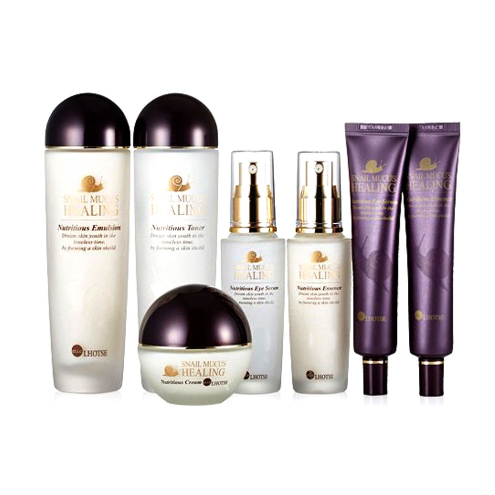 Snail Mucus Nutritious Skin Care Set, 7pcs/ Anti-wrinkle,Moisture