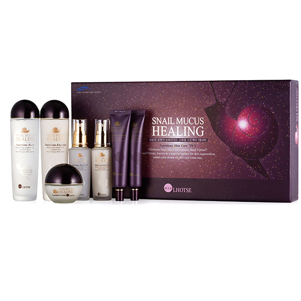 Snail Mucus Nutritious Skin Care Set, 7pcs/ Anti-wrinkle,Moisture