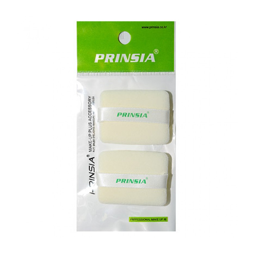 Prinsia Square Flocking Puff (2 pcs)/12pack